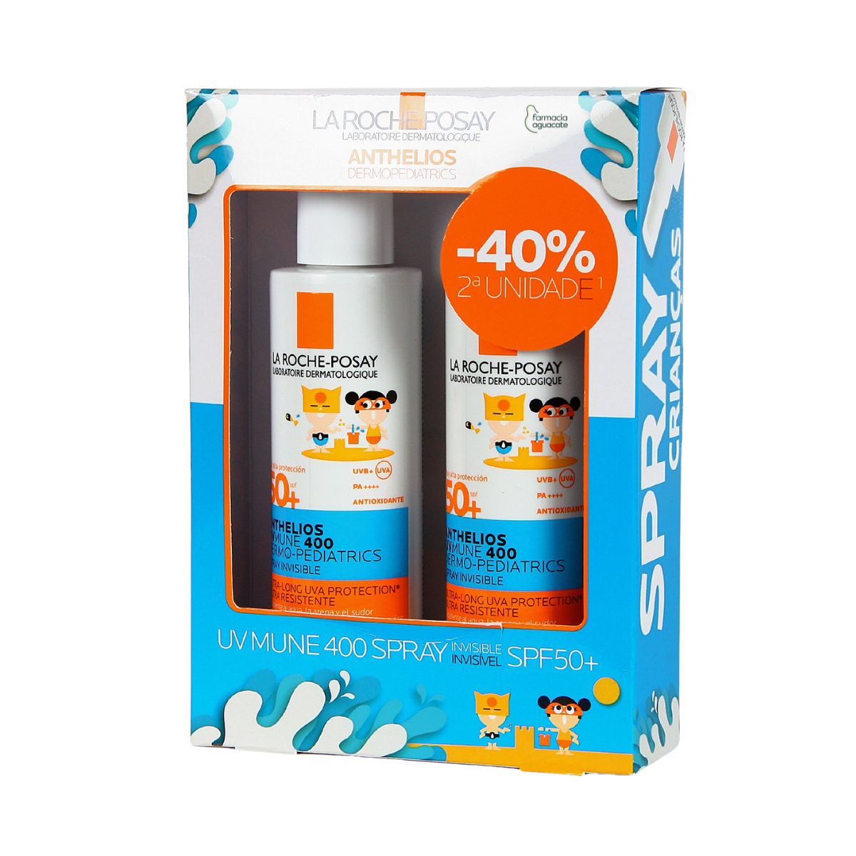 LA ROCHE POSAY DUPLO ANTHELIOS UVMUNE 400 DERMO-PEDIATRICS SPRAY ...